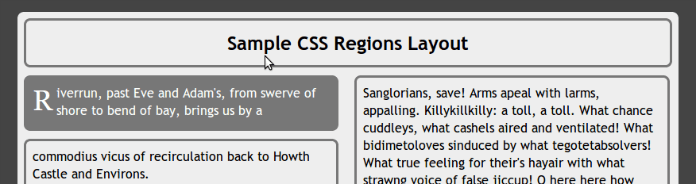 CSS Regions Considered Harmful – A List Apart